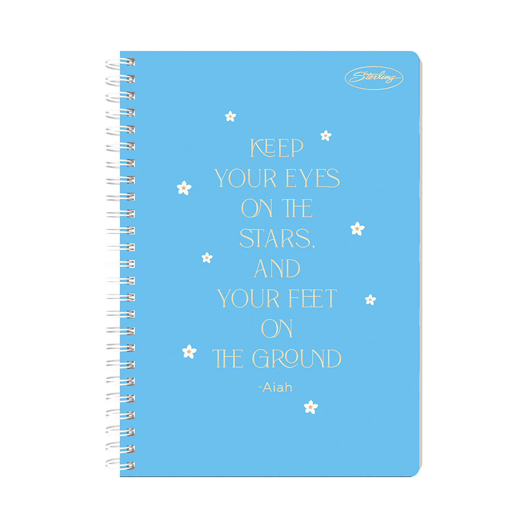 Sterling Bini Quotes Set of 8 Spiral Notebook 685 80 Leaves (Limited ...