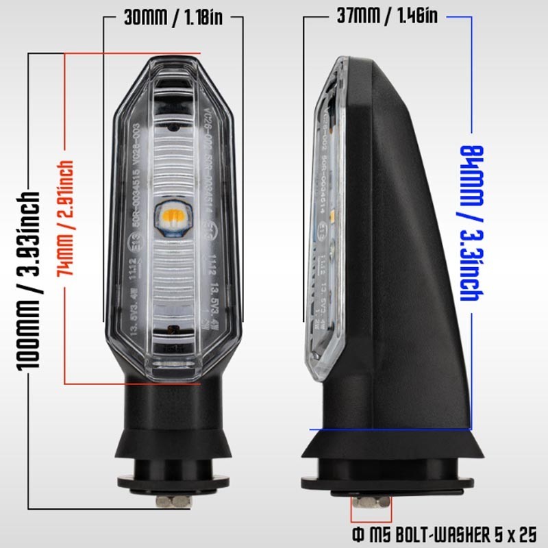 COD HONDA ADV 150 160 STEADY LED TURN SIGNAL LIGHT FOR HONDA ADV 150/ ...