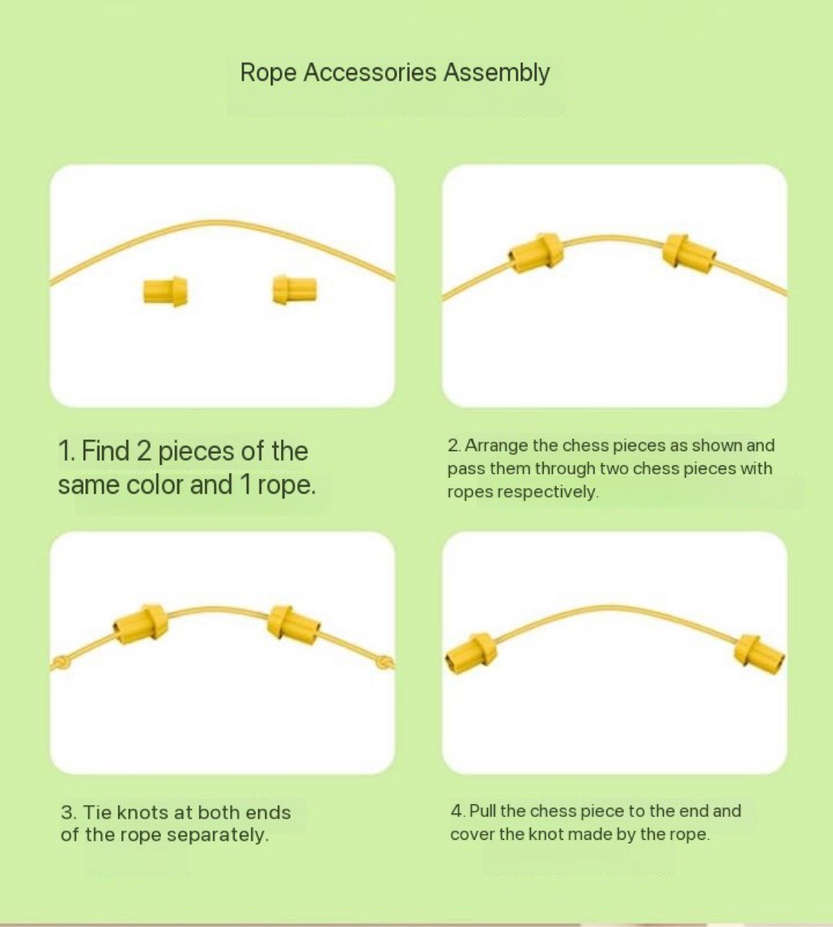 Board Game Breaking The Rope Challenge Puzzle Toy Children's Rope ...