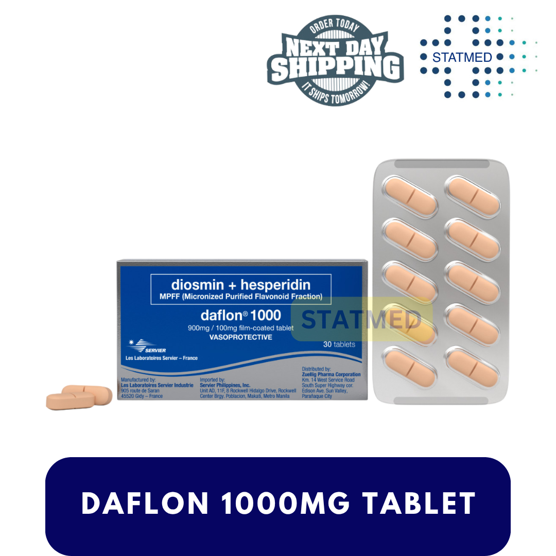 Daflon 1000mg Tablet l 10 & 30 Tabs | Shopee Philippines