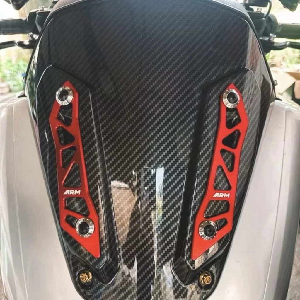 ARM GARNISH WINDSHIELD VISOR NMAX NEW/OLD AEROX NEW/OLD XMAX NEW/OLD ...