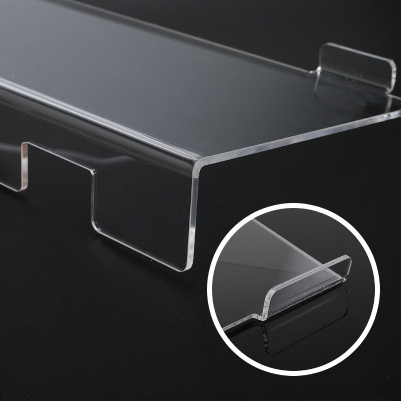 Acrylic Computer Keyboard Tilt Stand Desk Holder - Space Saving Acrylic ...