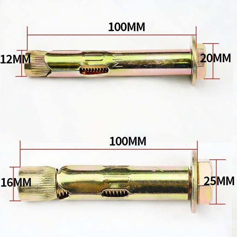 Expansion Bolt M8-M16 Steel External Hex Nut Expansion Screw Bolt ...