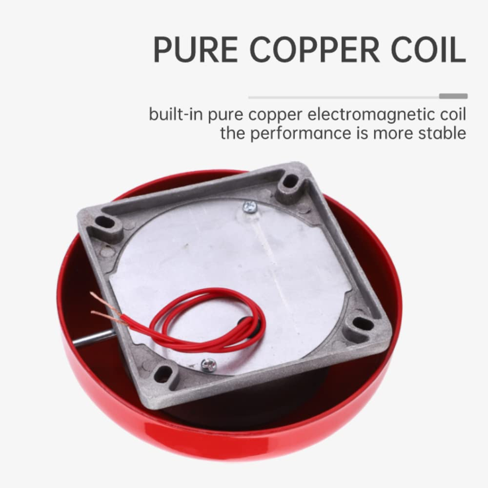 Fire Alarm Bell 6'' inch Weather Water Proof Round Shape Electric Bell ...