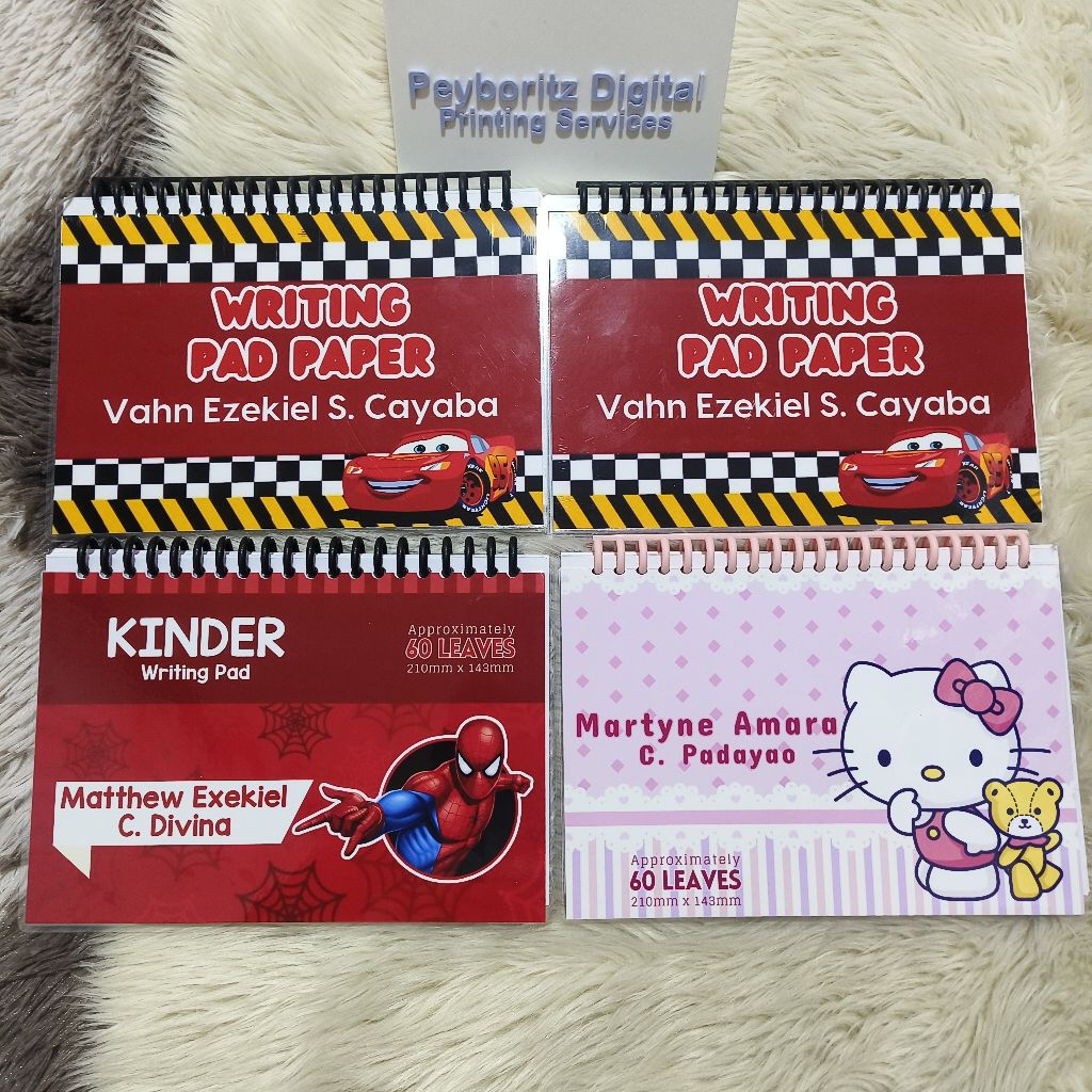 LAMINATED REFILLABLE PERSONALIZED WRITING PAD PAPER | Shopee Philippines