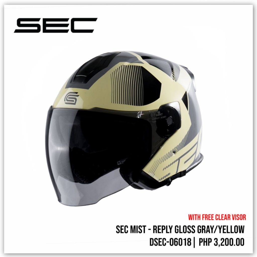 sec mist half face helmet | Shopee Philippines
