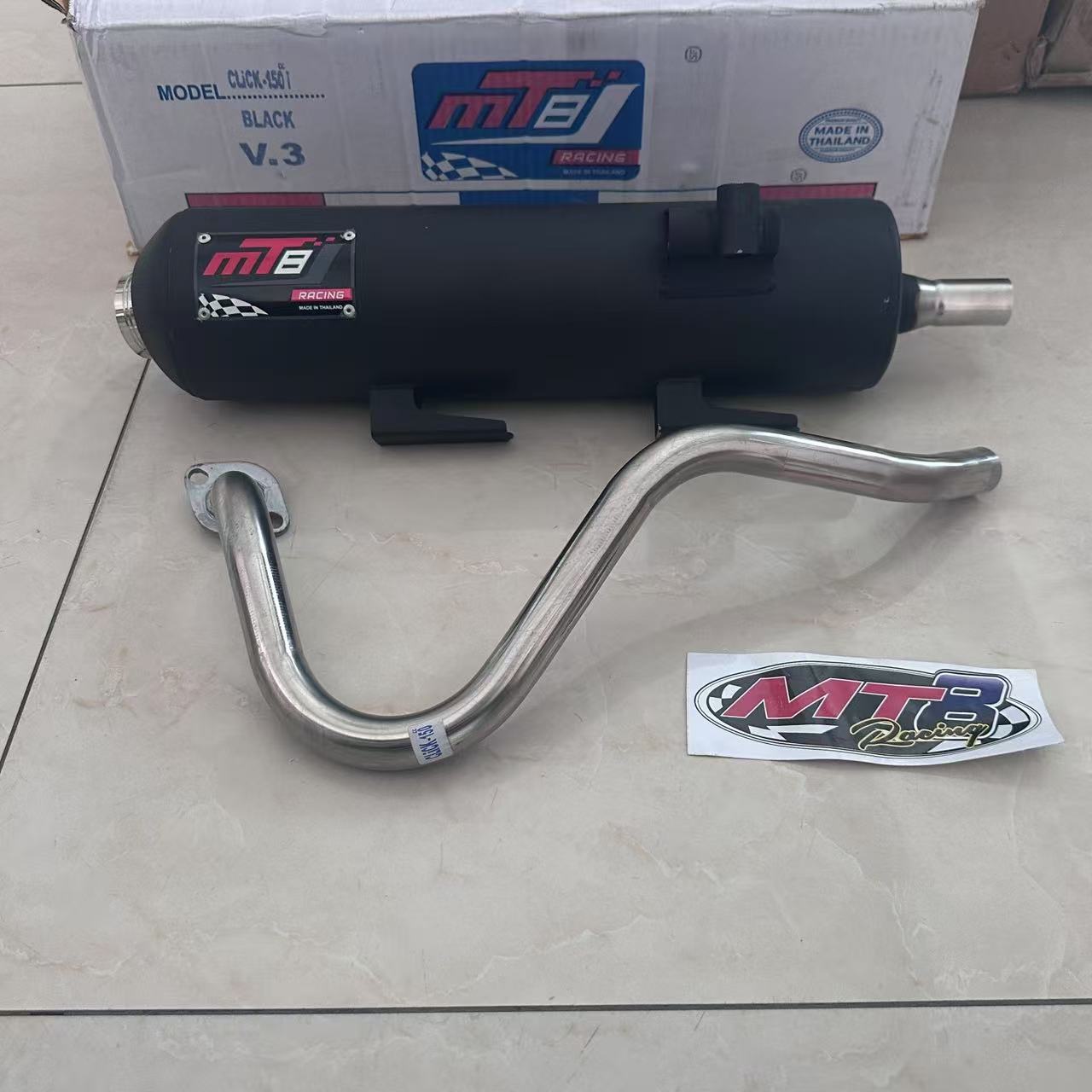 MT8 Pipe for CLICK 125i / 150i V2 / V3 GAMECHANGER | HONDA Stainless ...