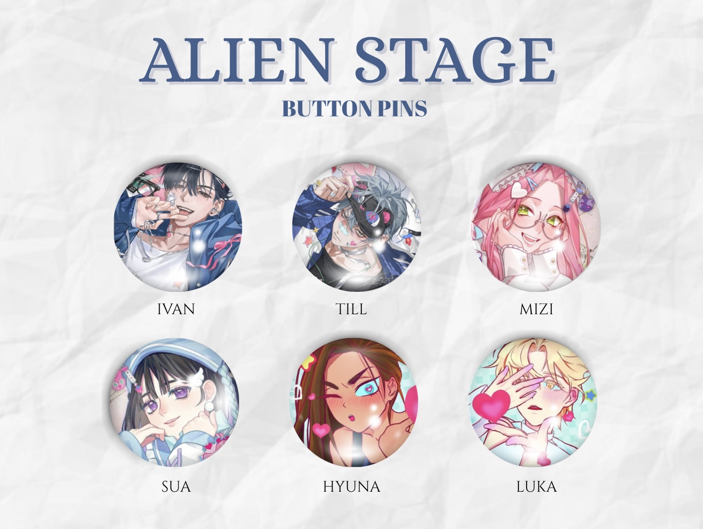 Button Pin ALIEN STAGE Badge | Button Pins | Tinplate Pins | Bag Badge ...