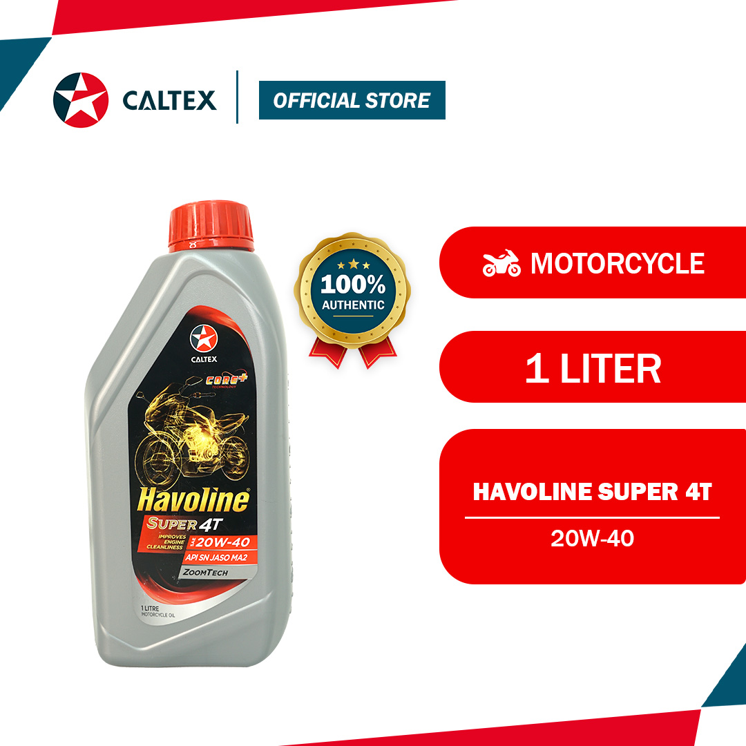Caltex Havoline Super 4T 20W40 1 Liter | Shopee Philippines