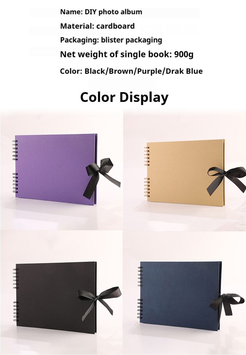 20/30/40 Photo Albums Scrapbook Paper DIY Craft Album Scrapbooking ...