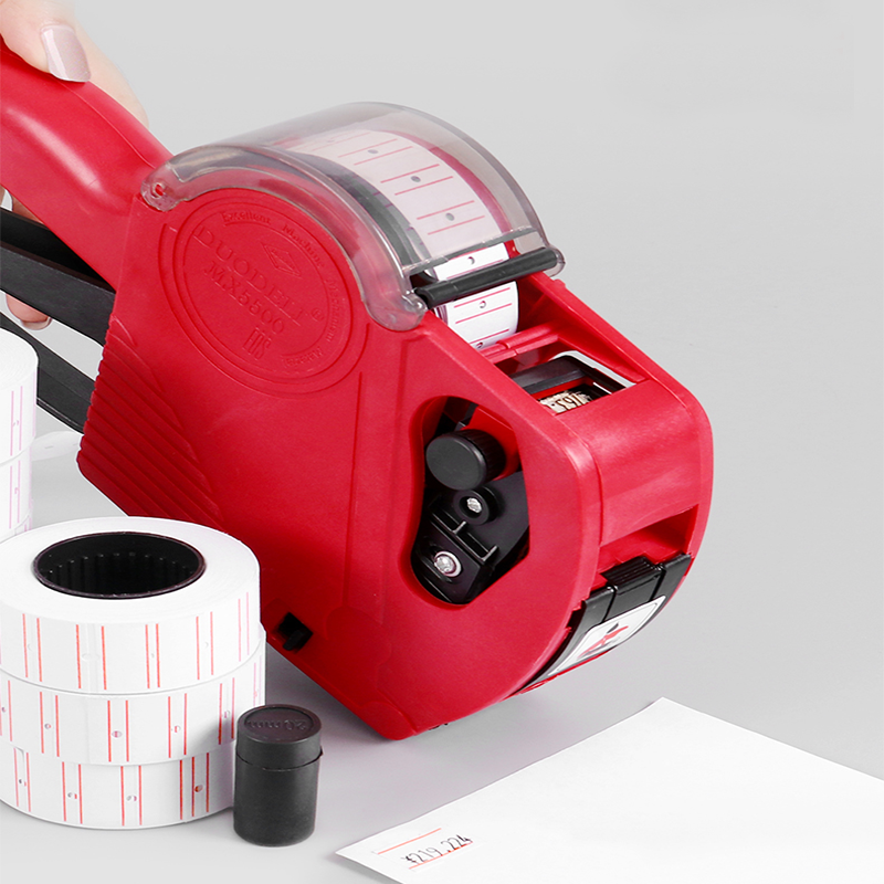 KM Durable Price Tag Gun 20x12mm Label Price Gun 8 Digit Price Labeller ...