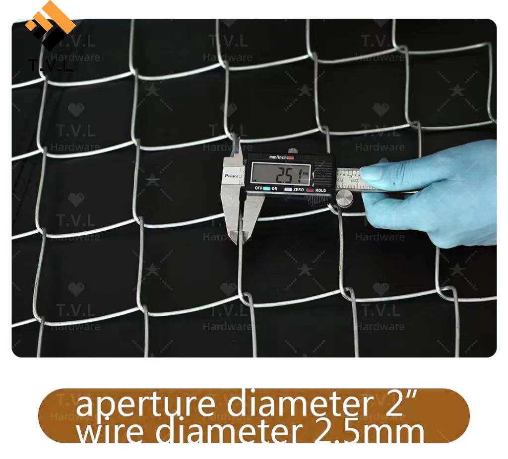 10m 3/4/5/6FT Galvanized Cyclone Wire Mesh Chain Link Fence for Farm ...