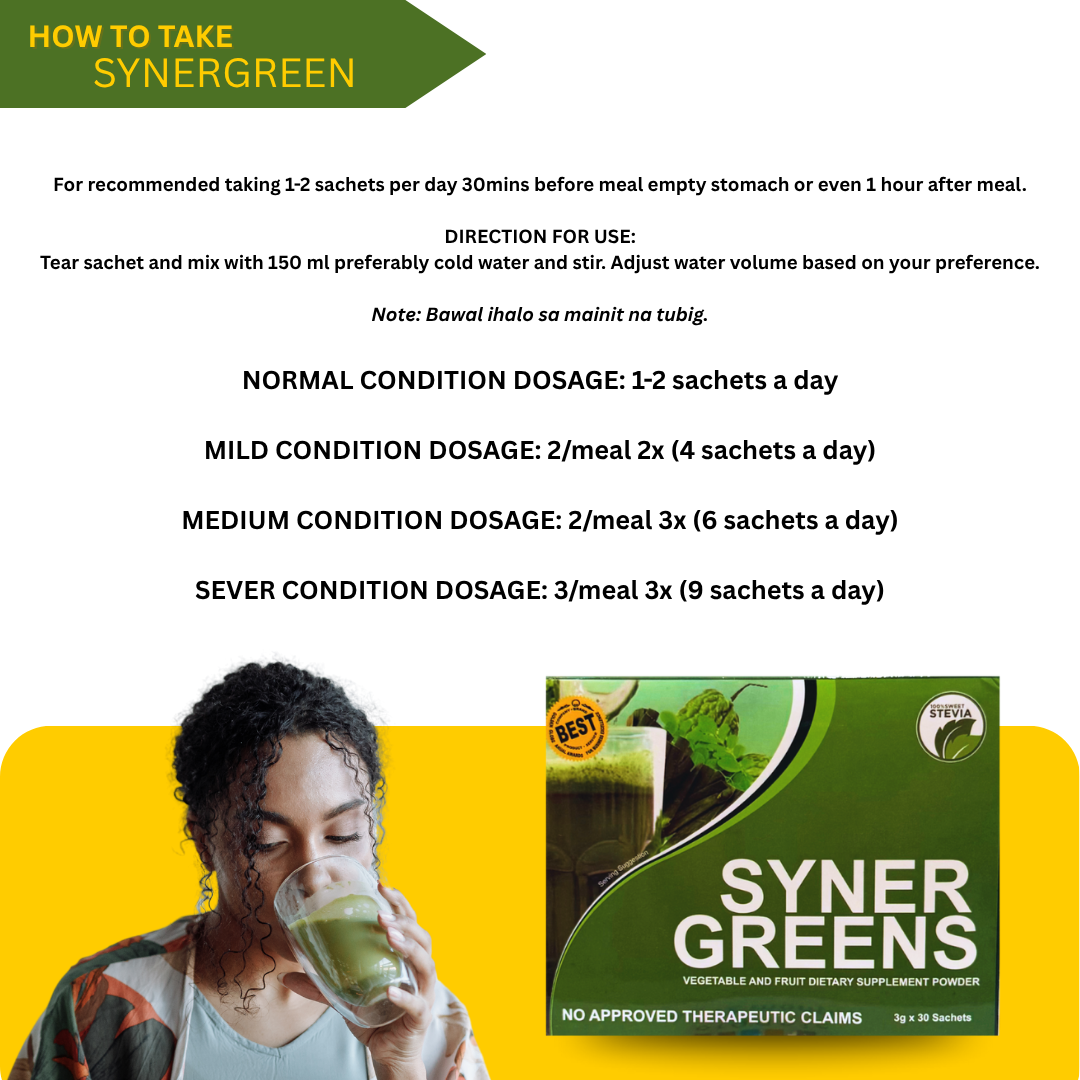 SGI Original Synergreens Vegetable and Fruit Dietary Supplements Powder ...