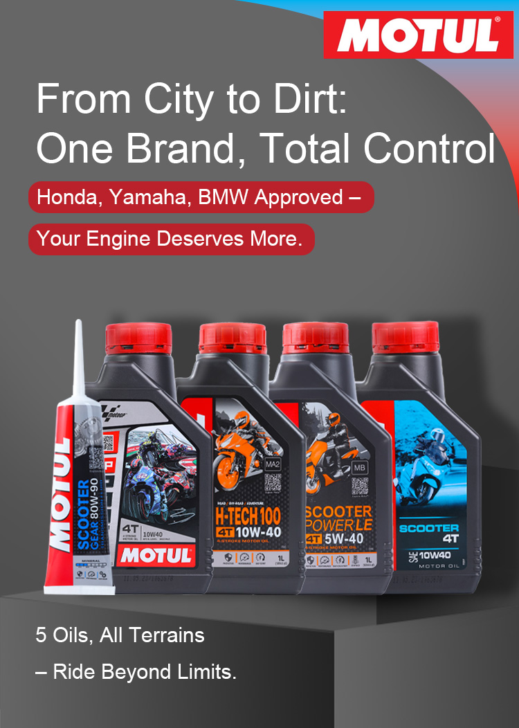 MOTUL SCOOTER 1L 4T SAE 10W-40 Fully Synthetic 1 Liter 4 Stroke ...