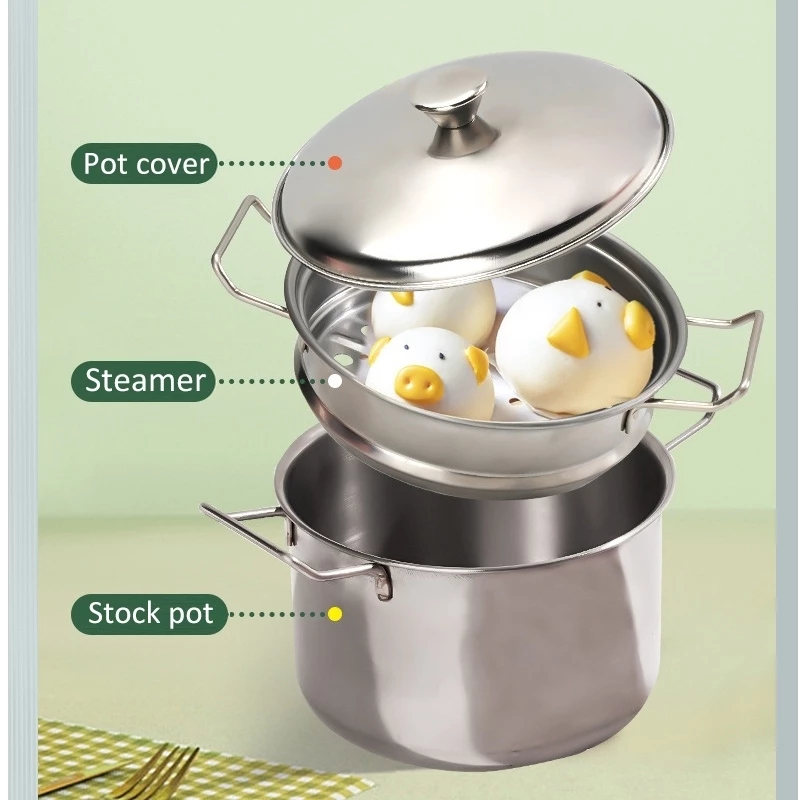 【24H COD】Real Cooking set Toys for Girls Kids Kitchen toy set Utensils ...