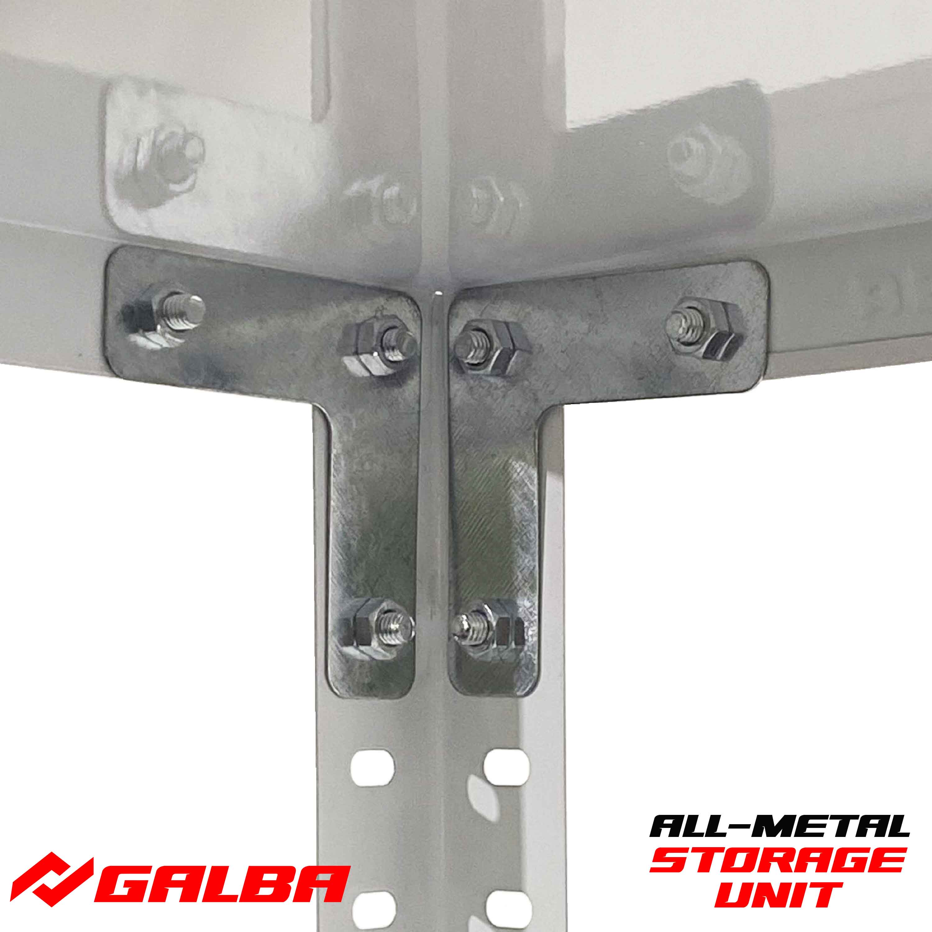 GALBA All-Steel Storage Unit 3-, 4- and 5-Layers Adjustable Metal Rack ...