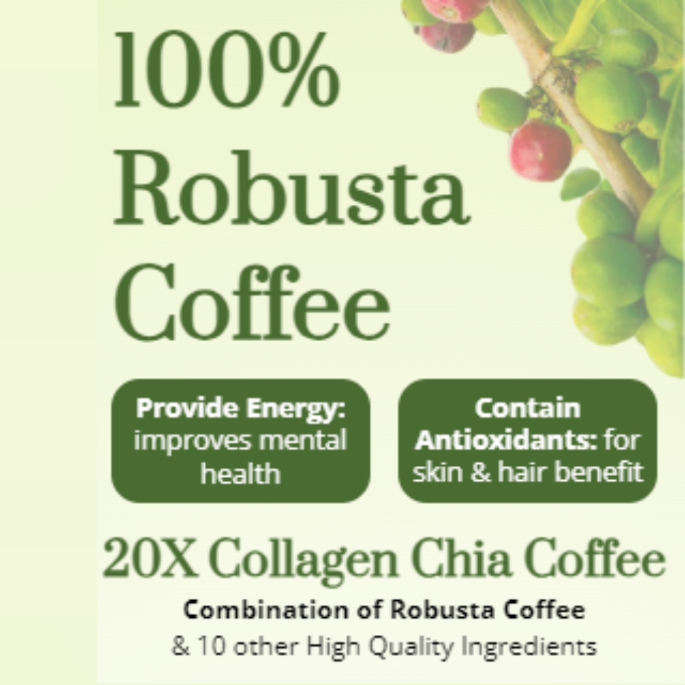 Fitgum Collagen Chia Coffee Organic Coffee Mix Glutathione Slimming ...