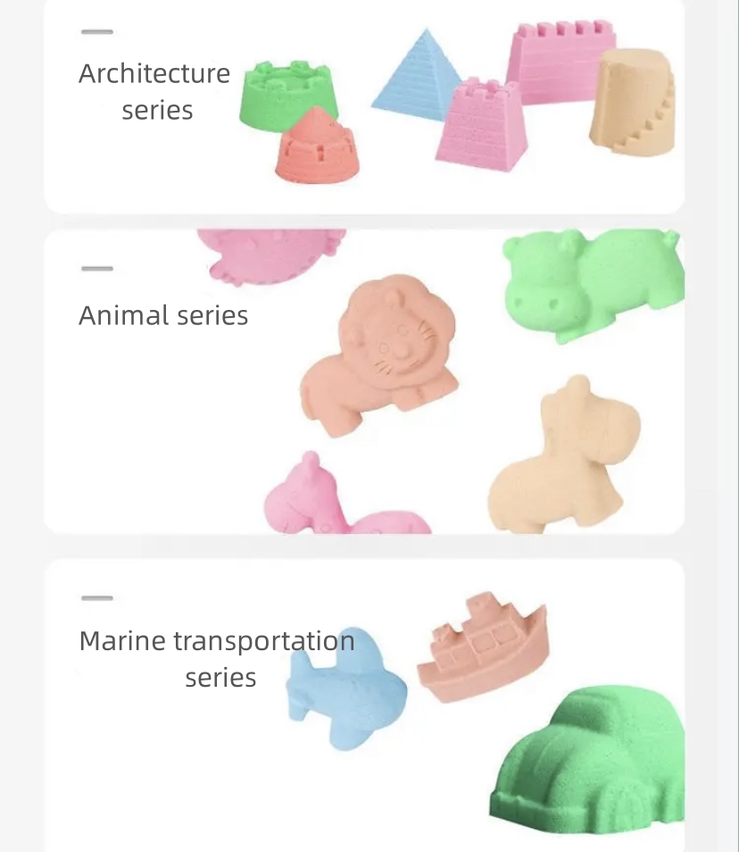 39 Molds Magic Space Sand Set Inflatable Cushion Safe Non-Toxic ...