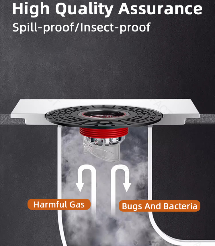 Bathroom Floor Drain Deodorizer Universal Core Toilet Bathroom ...