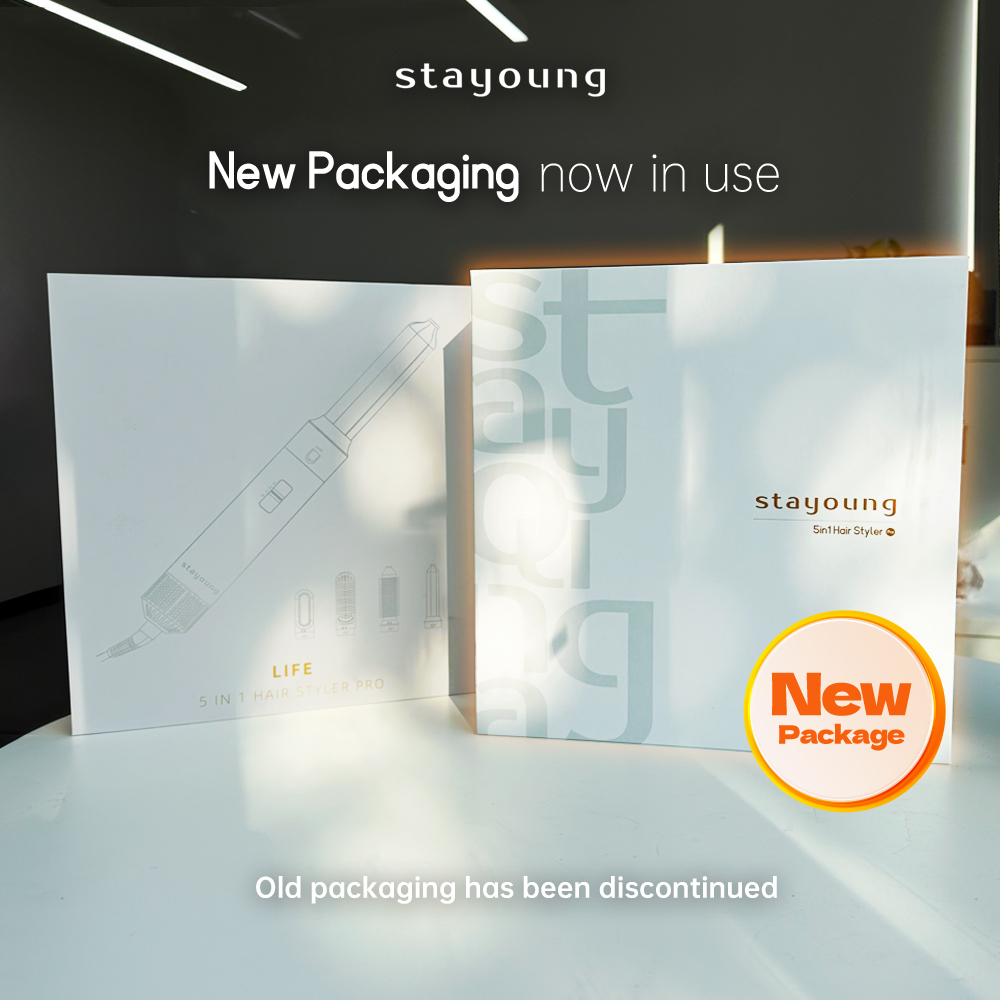 STAYOUNG 5-in-1 Hair Styler Pro, Upgraded, Blower Straightner Curler ...