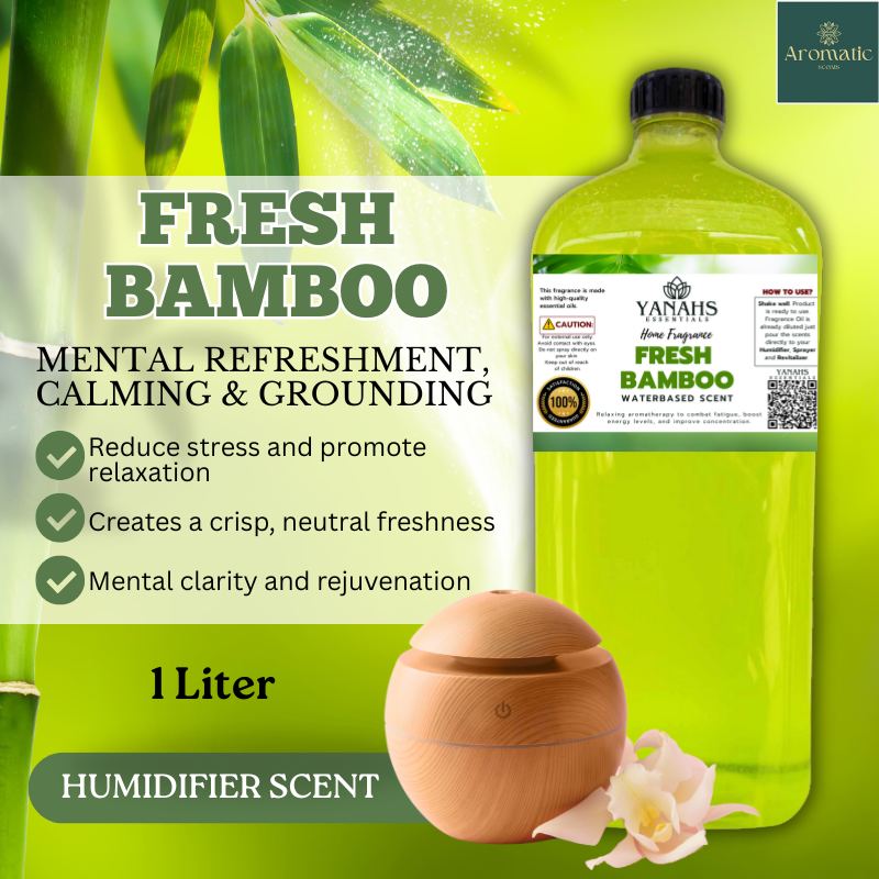 Aromatic FRESH BAMBOO 1L Water Based Scents for Humidifier, Air ...