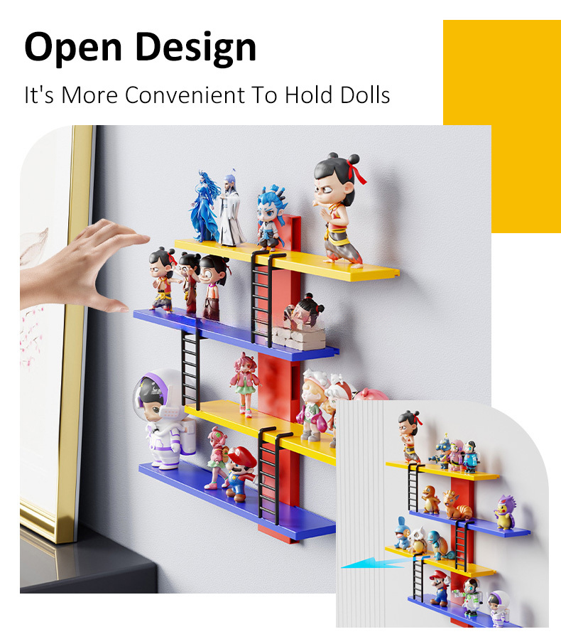 New Freely Combination Plastic Handwork Model Display Shelf Durable ...