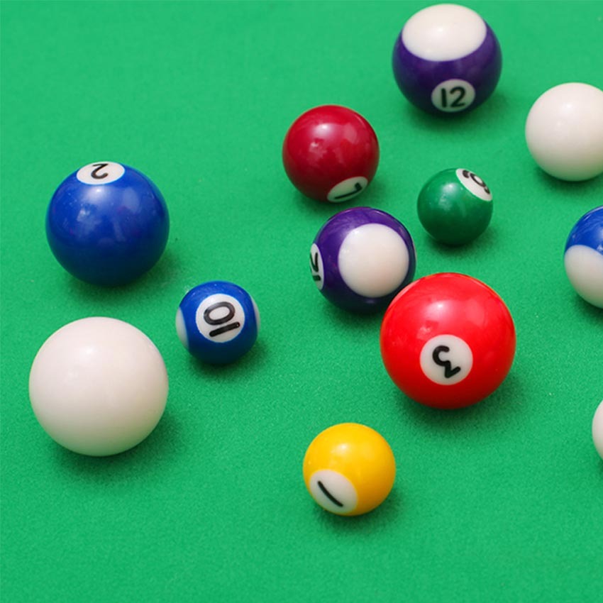 57mm Billiard Ball Set 2-1/4" Standard Size Complete 16 Ball Set ...