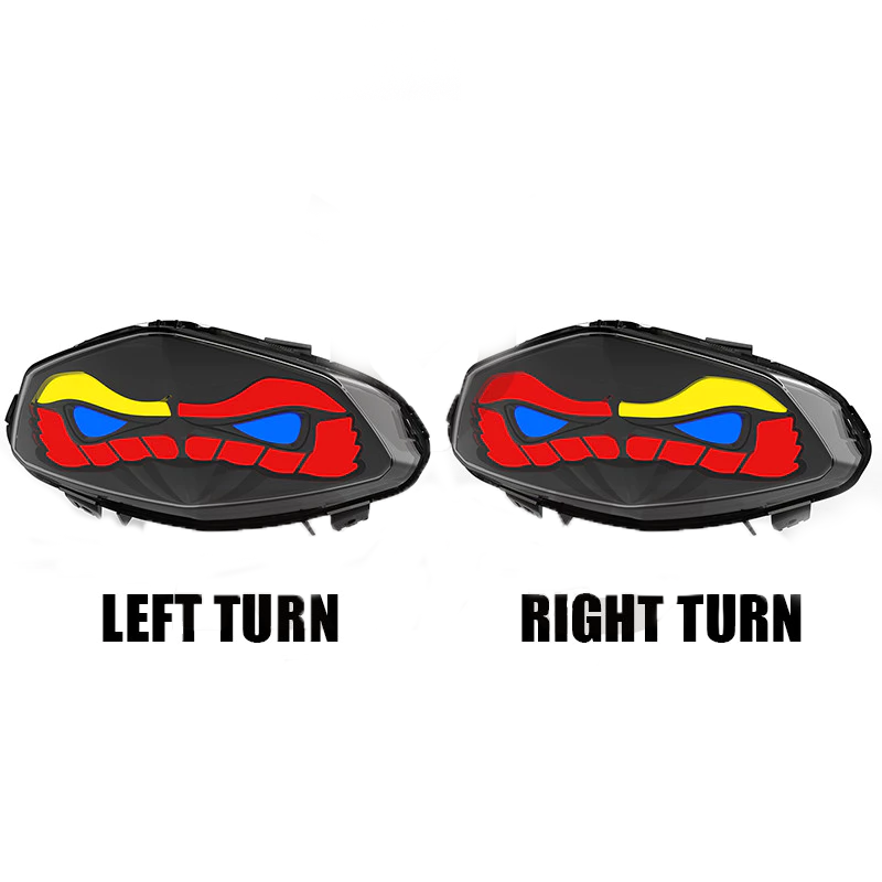 MIO Z/M3/MIO I 125 Lazy Eyes Brake light Motorcycle Tail Light LED ...