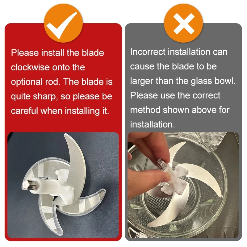 Gesh 3L/4L Meat Grinder Electric Food Processor Large Capacity ...