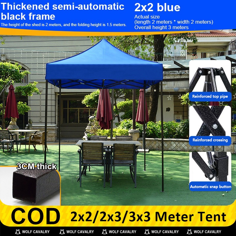 Outdoor Tent HEAVY DUTY Tent 2x2/2x3/3x3 Meter Retractable Tent ...