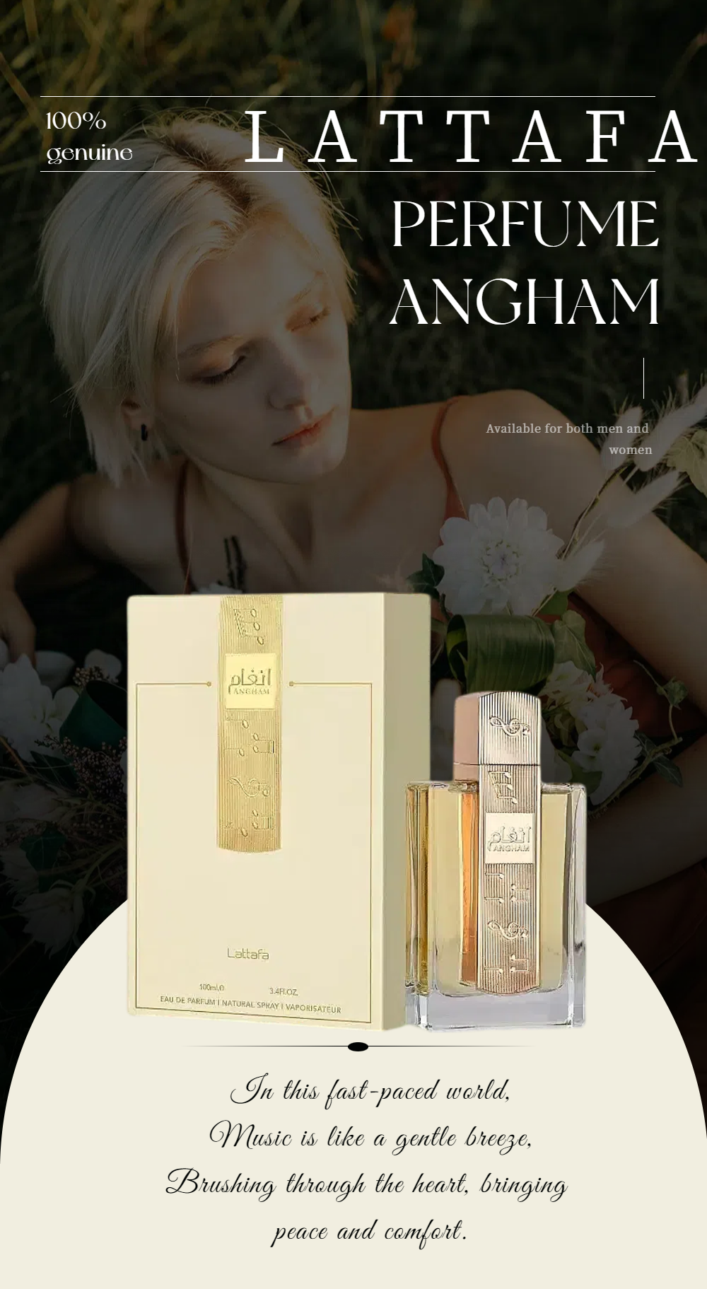 Lattafa Angham perfume EDP 100ml arab perfume for women long lasting 12 ...
