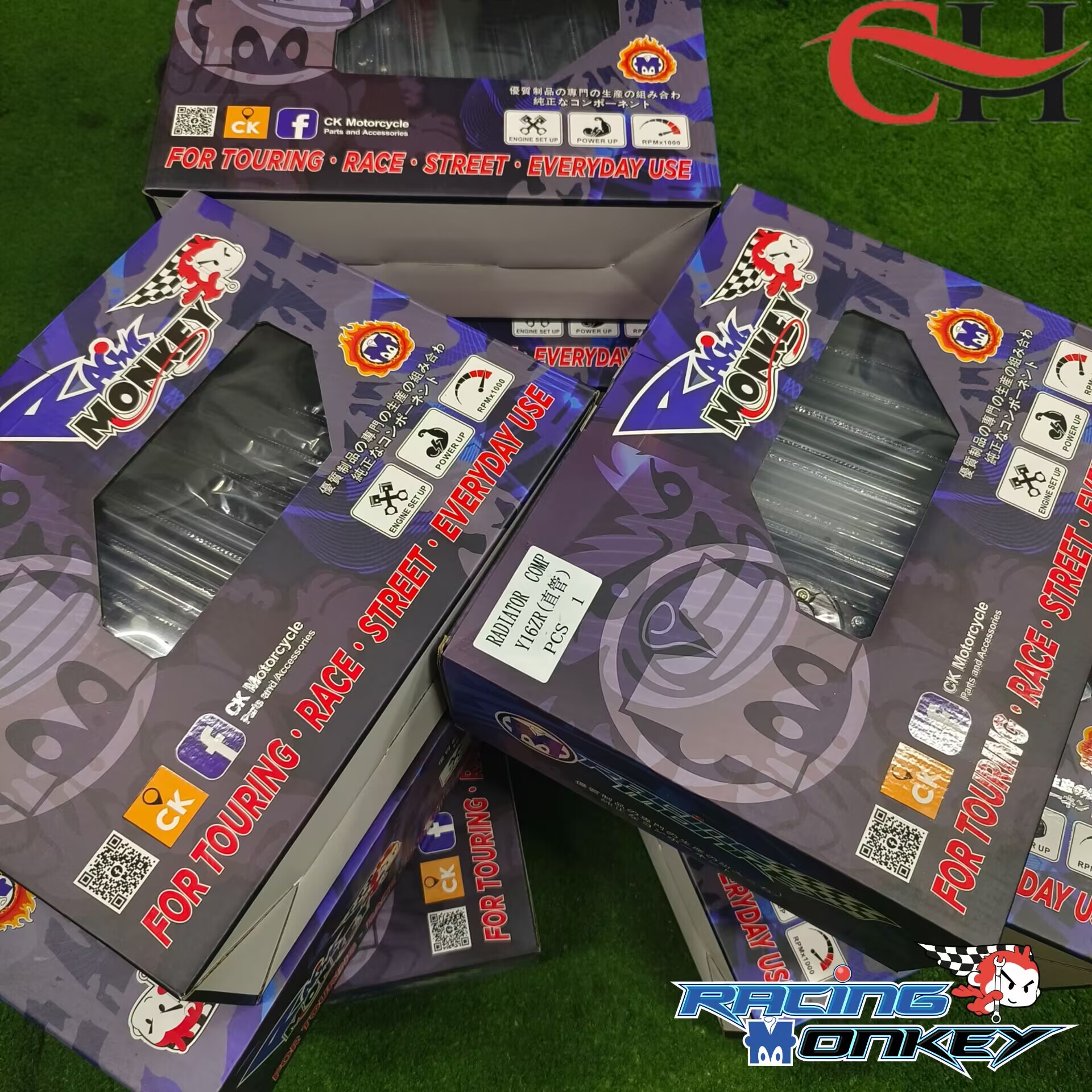 RACING MONKEY RADIATOR COMP FOR SNIPER155 | Shopee Philippines