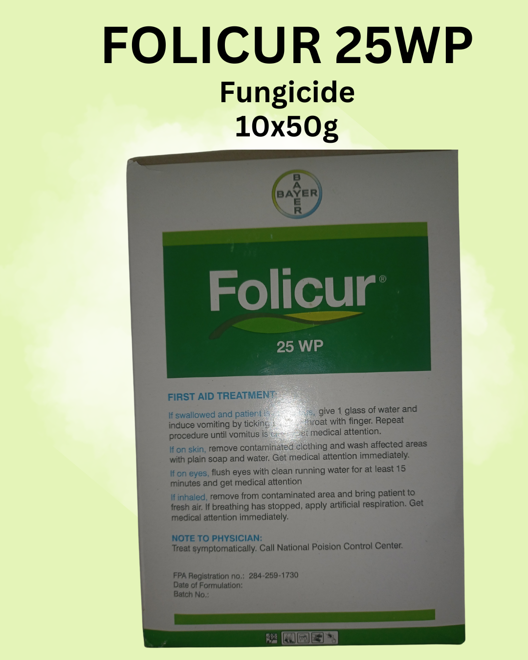 Folicur fungicide 10x50g | Shopee Philippines
