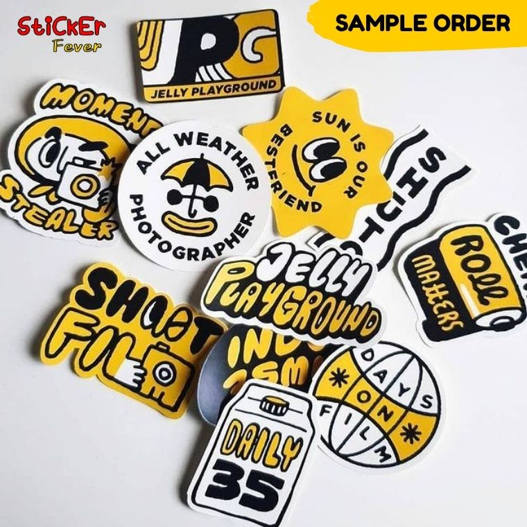 Customize Sticker Labels / Moto Vloger Sticker / Product Sticker ...
