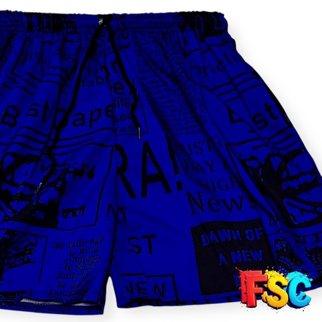 TASLAN SHORT DYARYO PRINT FIT TO XL | Shopee Philippines