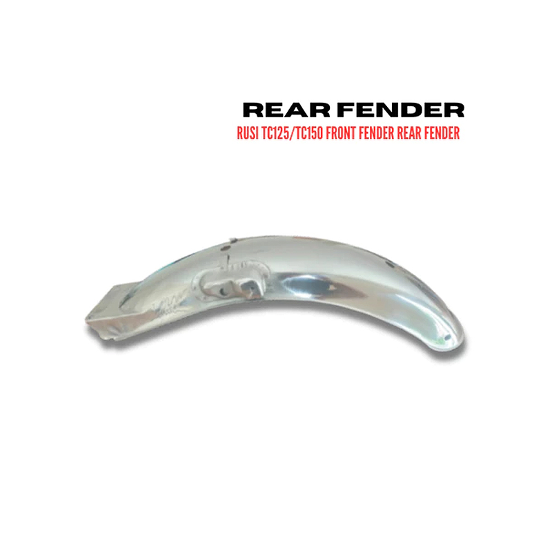 RUSI TMX125 TMX150 TC125 TC150 CHROME FENDER SET | Front & Rear ...