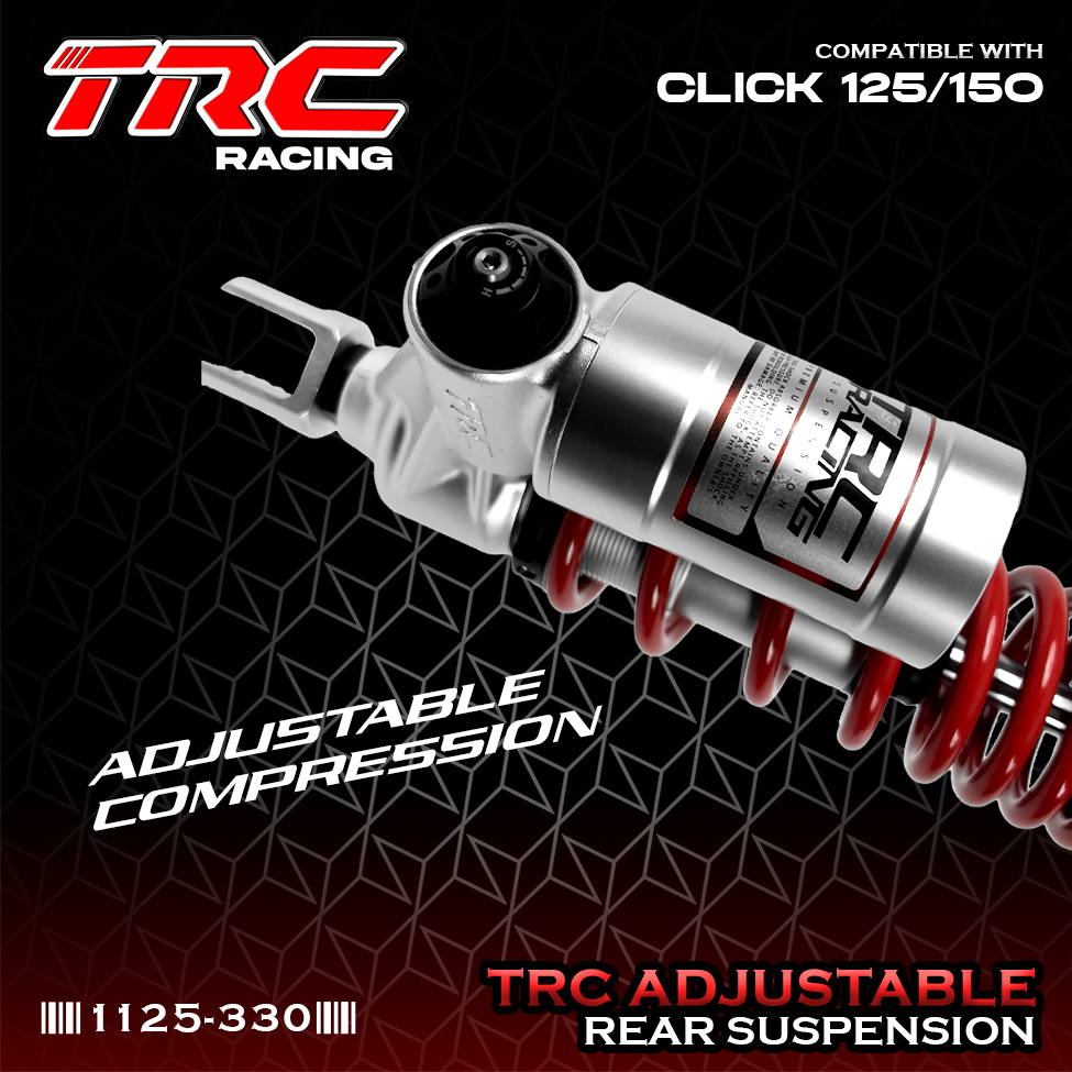 TRC Racing ADJUSTABLE REAR SHOCK SUSPENSION FOR CLICK 125/150 1125-330 ...
