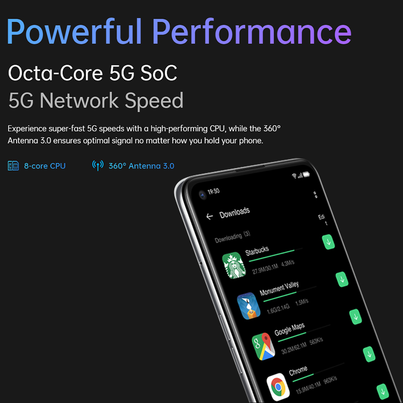 Original OPP A55S 5G Android Phone Dual SIM 12GB RAM 512GB ROM Android ...