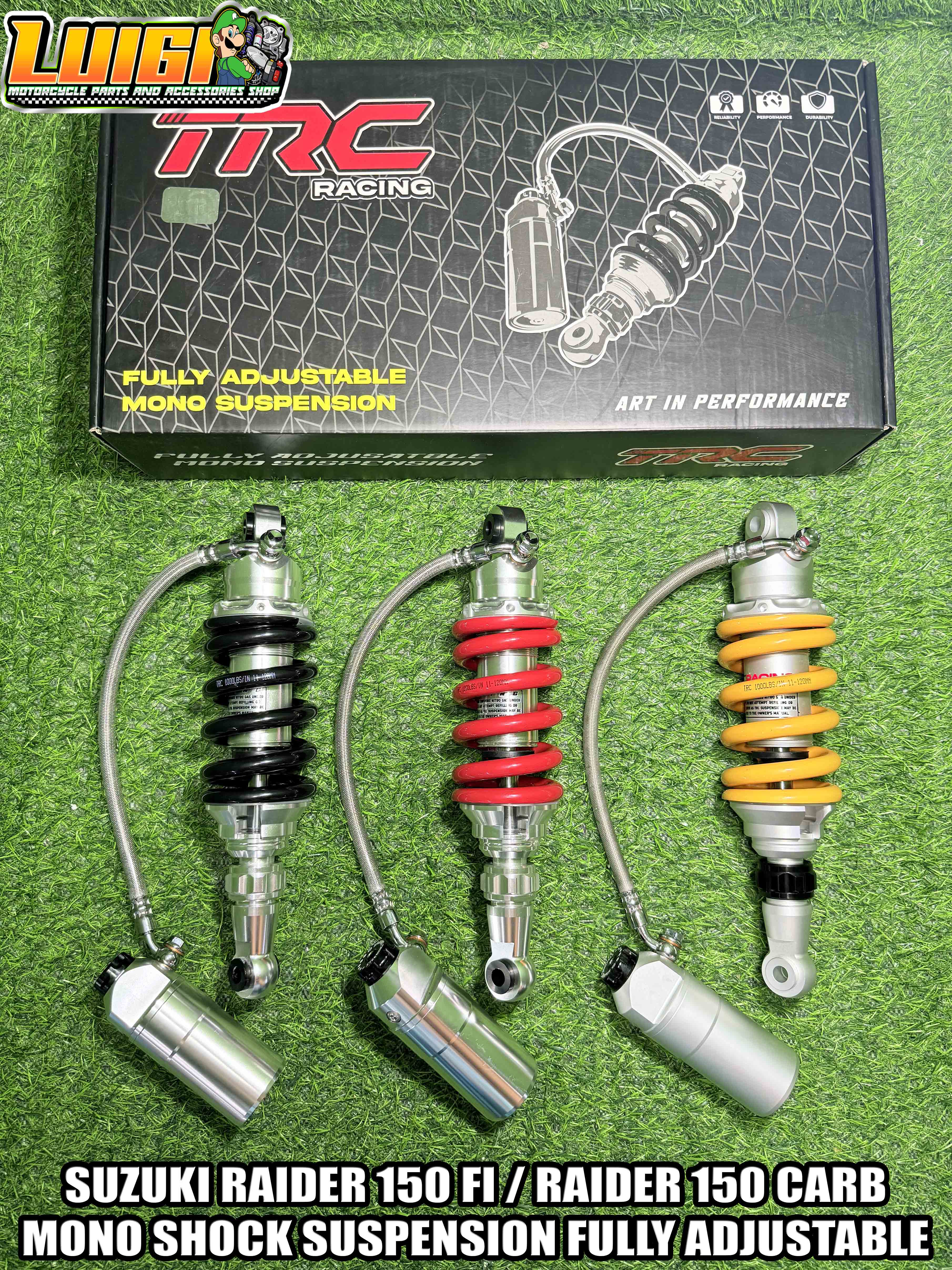 TRC RACING RAIDER 150 FI, RAIDER 150 MONO SHOCK SUSPENSION FULLY ...