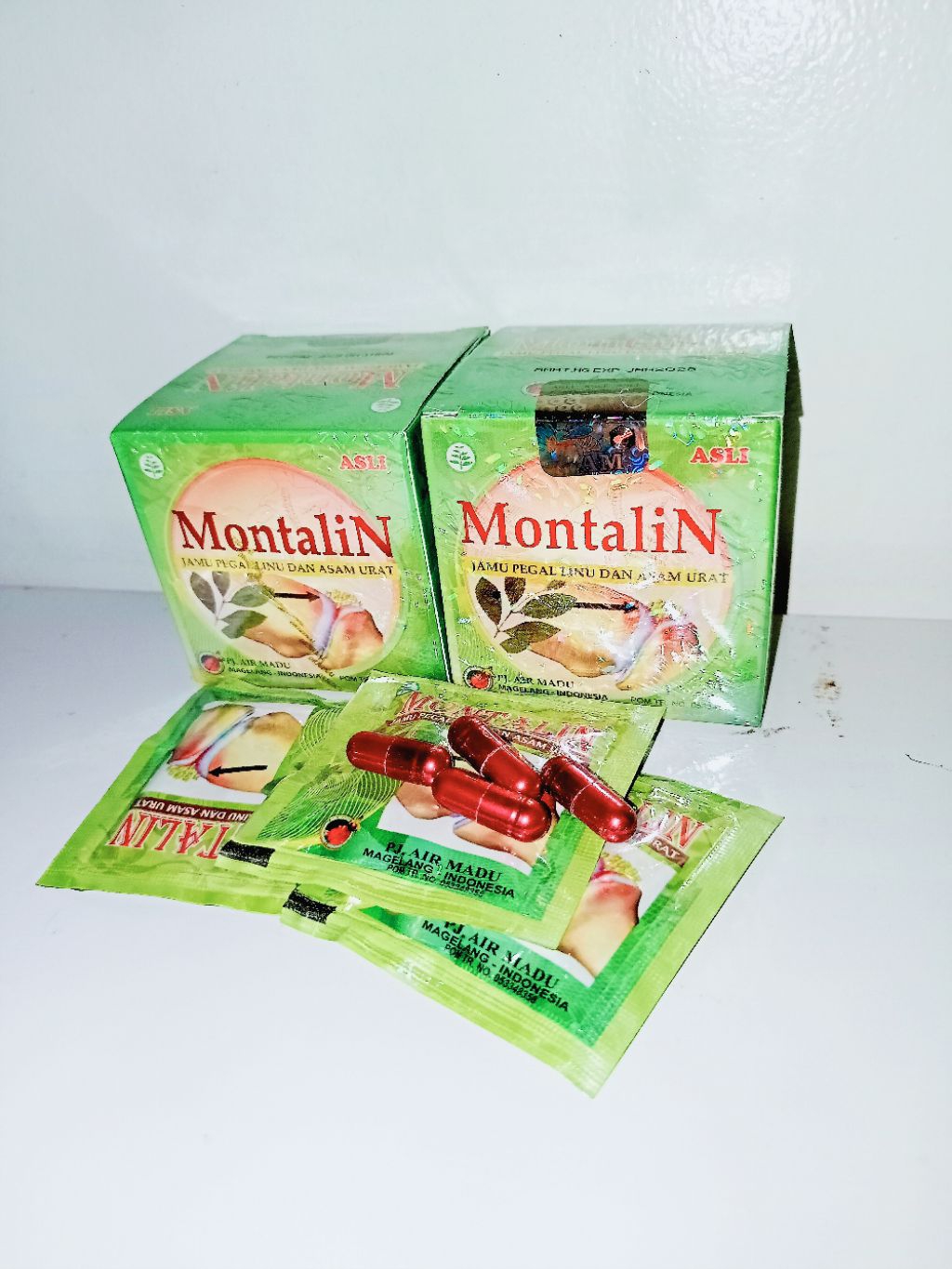 Orginal Montalin capsules- 10 sachets per box(4 capsules per sachets=40 ...