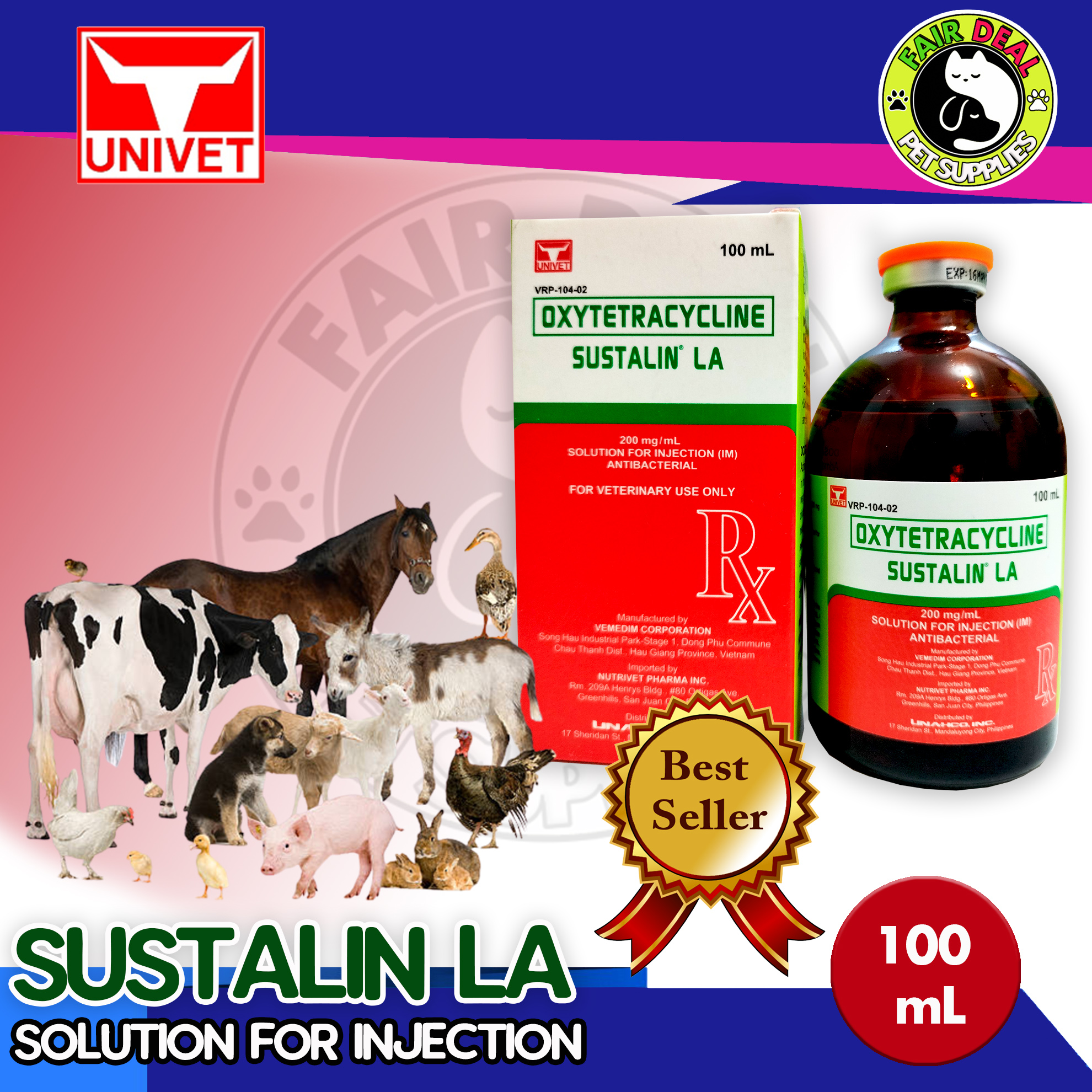 Sustalin LA Antibacterial (100mL) | Shopee Philippines
