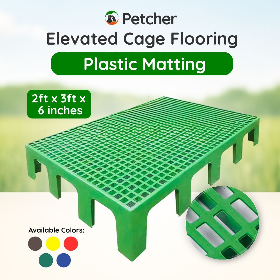 Heavy Duty Elevated Plastic Pet Matting for Dog Non Slip Plant & Cage ...