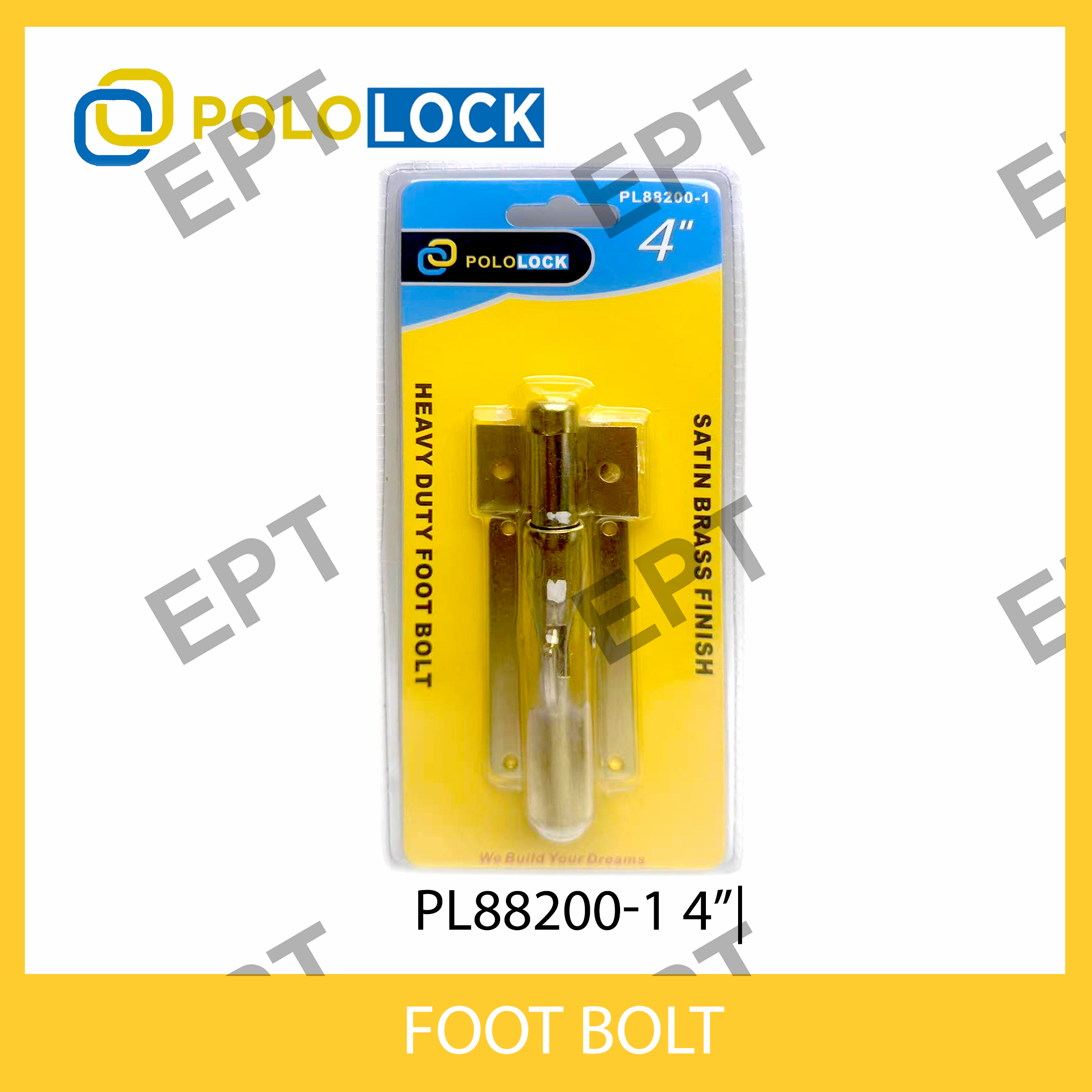 POLOLOCK HEAVY DUTY FOOT & CHAIN BOLT PL88200 | Shopee Philippines