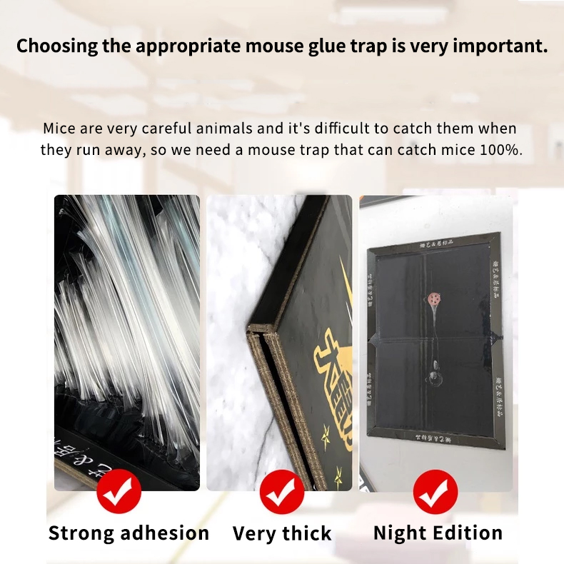 Sticky mouse board 10PCS Mouse trapfor big rats heavy duty Daga killer ...