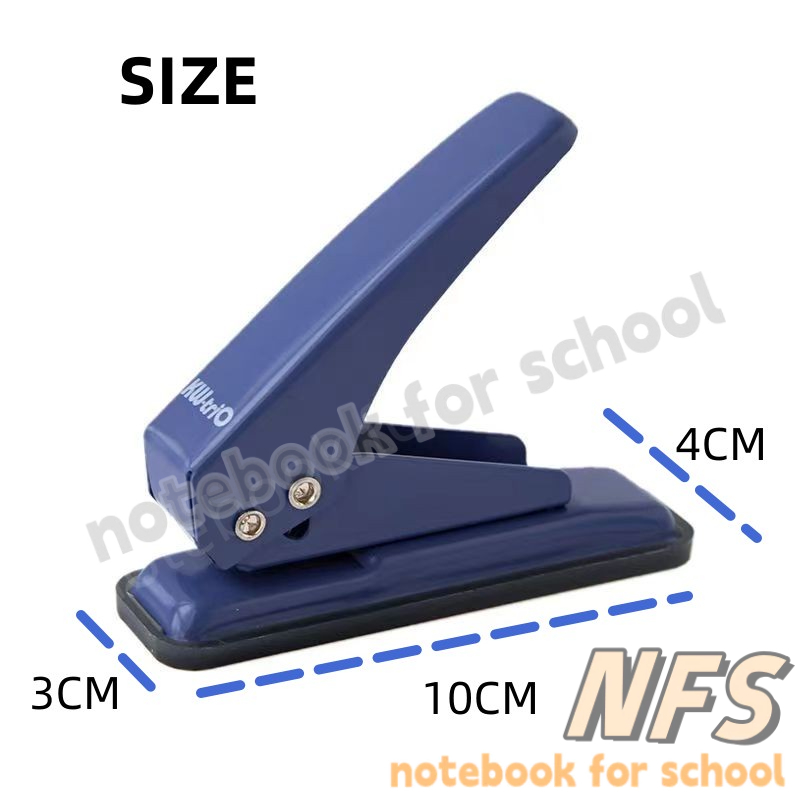 Single Hole Puncher Loose-Leaf Paper Binding Punch Piler Round Hole ...
