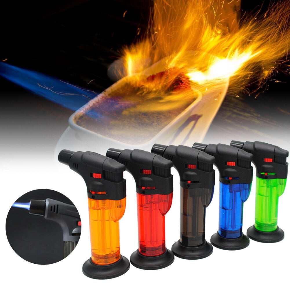 Filled jet torch lighter gas flame brazing gun tool for kitchens ...