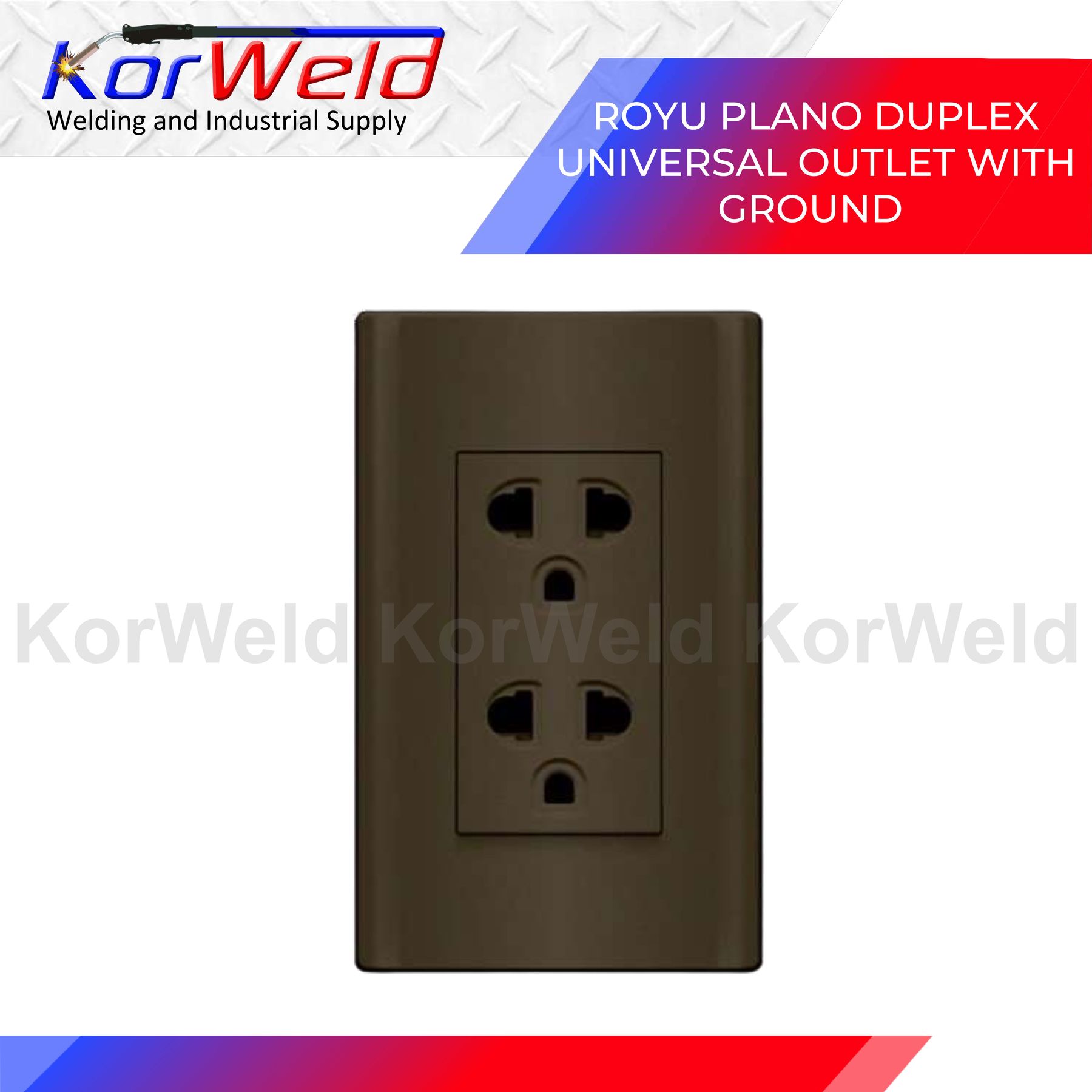 ROYU Plano Duplex Universal Outlet with Ground | Shopee Philippines