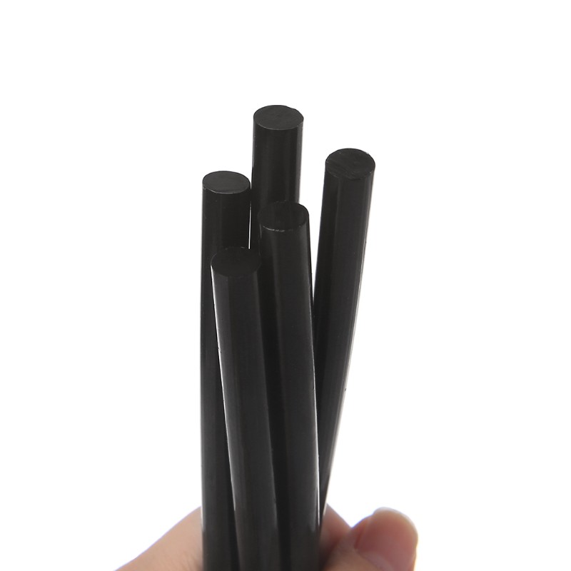100pcs 7x190mm Black White High Adhesive Hot Melt Glue Stick Hot-melt ...