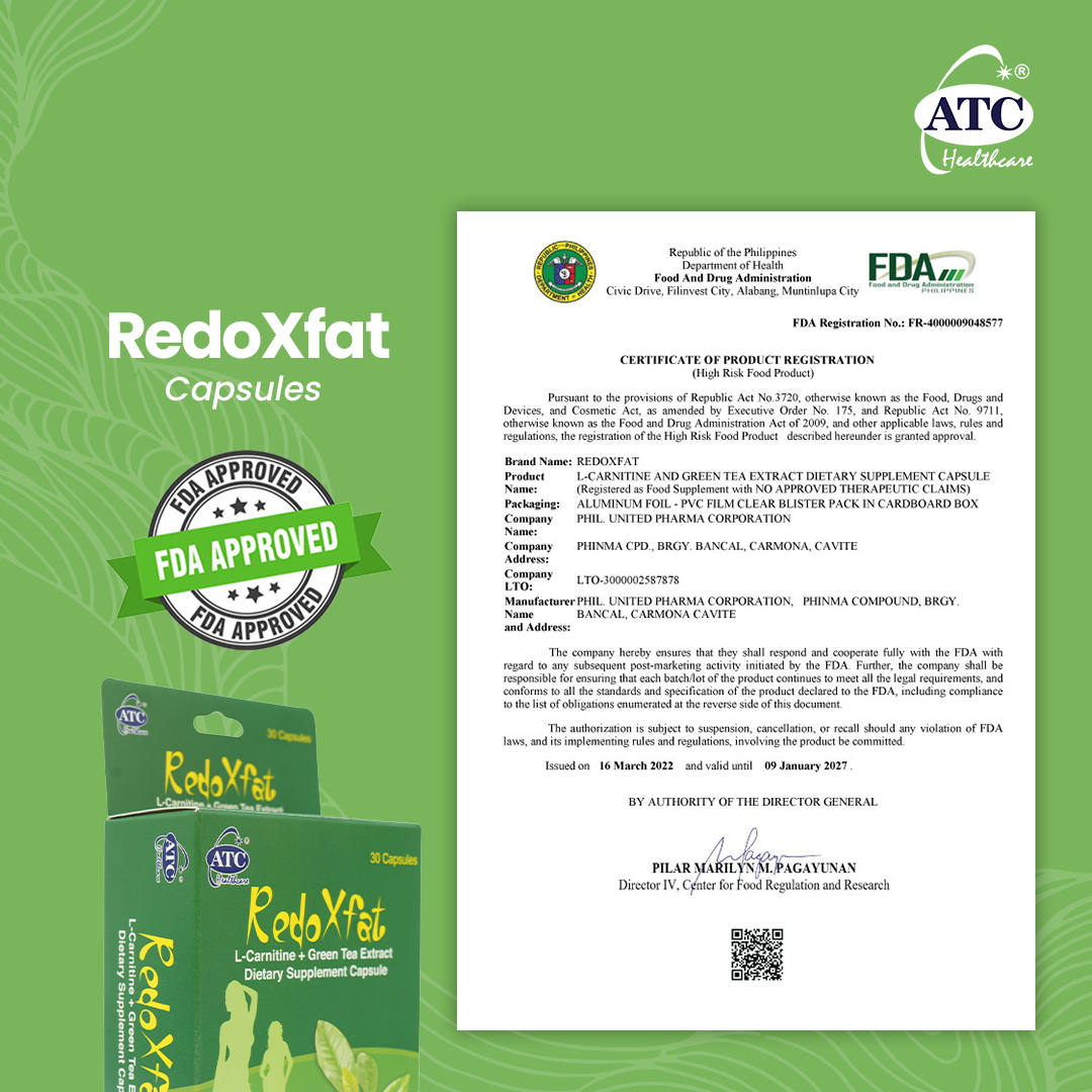 ATC Redoxfat 30's Fat Burning Enhance Energy Metabolism Helps Exercise ...
