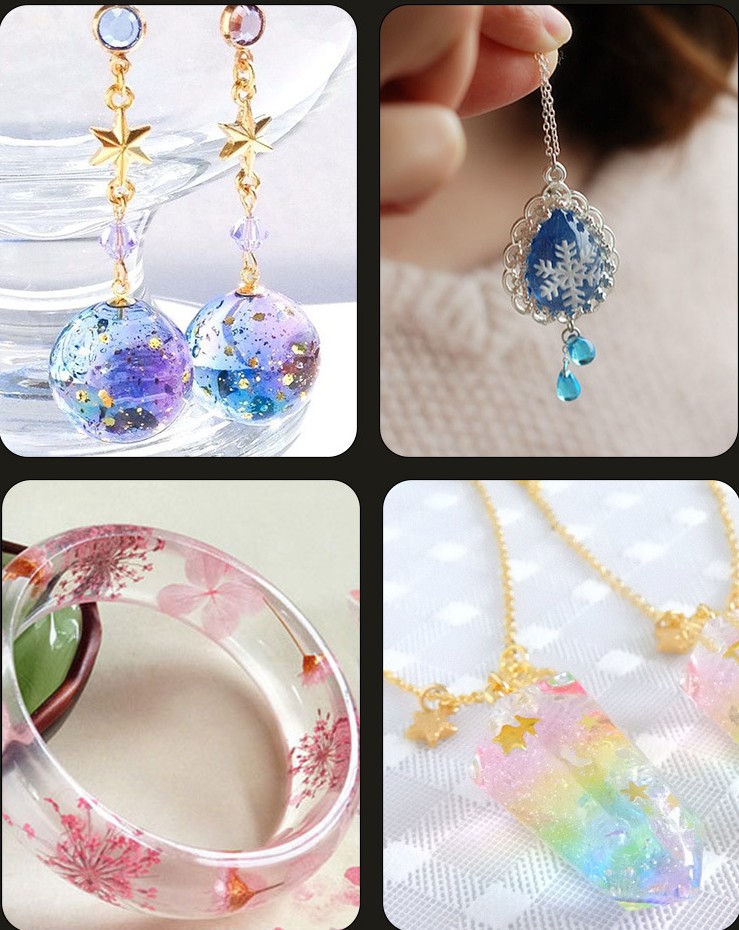 Epoxy Resin Set 1Kg (Hardener Included) 3:1 Ratio Jewelry Making ...